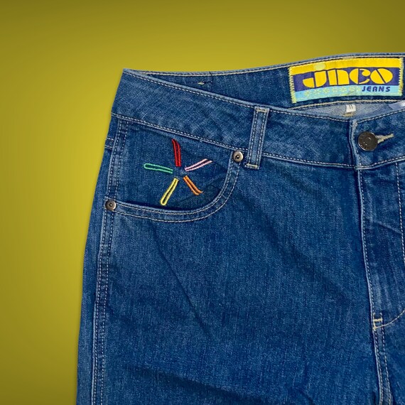 Vintage JNCO Denim Embroidered Flares - Gem