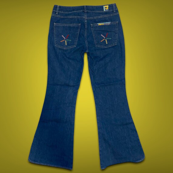 Vintage JNCO Denim Embroidered Flares - Gem
