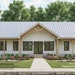Farmhouse Barndominium - 40' X 60' House Plan Design - 3 Bed 2 Bath ...