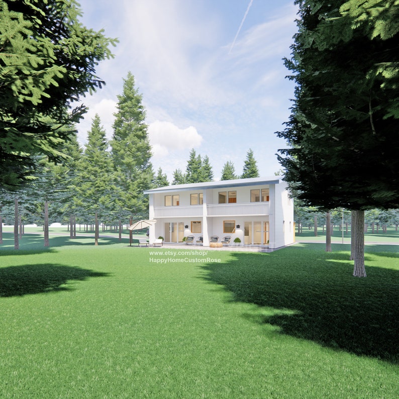 Twin Pines Two Level Duplex Investment Rental Plan - 2 Bed 1 Bath ...