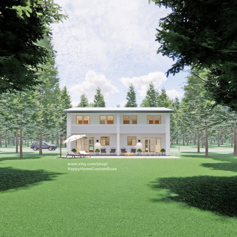 Twin Pines Two Level Duplex Investment Rental Plan - 2 Bed 1 Bath ...