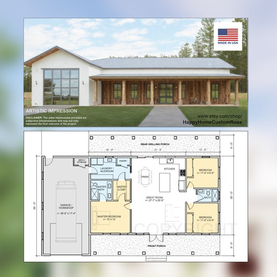 Barn House Designs With Open Floor Plans Houseplans Blog Houseplanscom