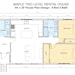 Maple Two-level Duplex House Plan Design - 2200 SF - Modern Multifamily ...