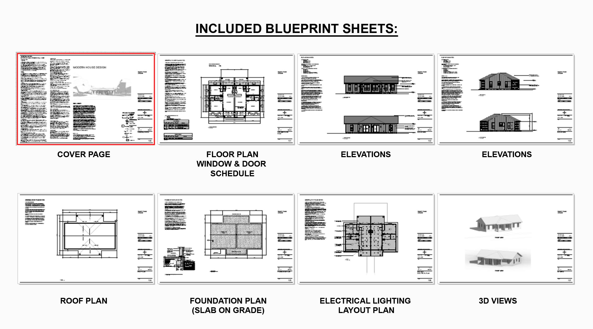Hip Roof Duplex Investment Rental Plan - 2 Bed 1 Bath - 756 SF - Modern ...