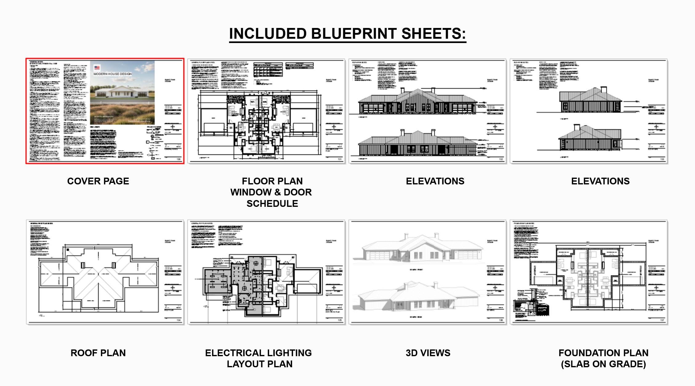Hip Roof Duplex Investment Rental Plan - 2 Bed 2 Bath - 1228 SF ...