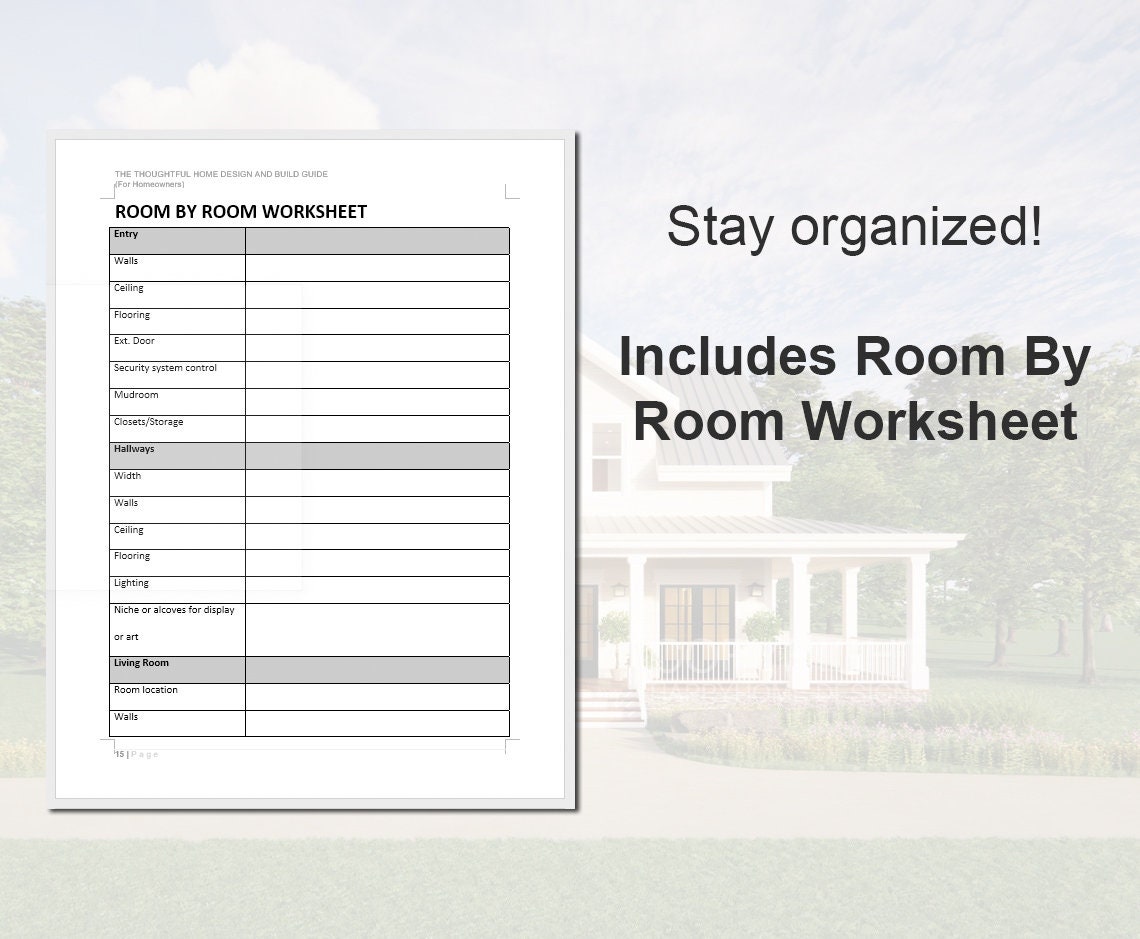The Best New Home Design Build Construction Checklist - Comprehensive ...