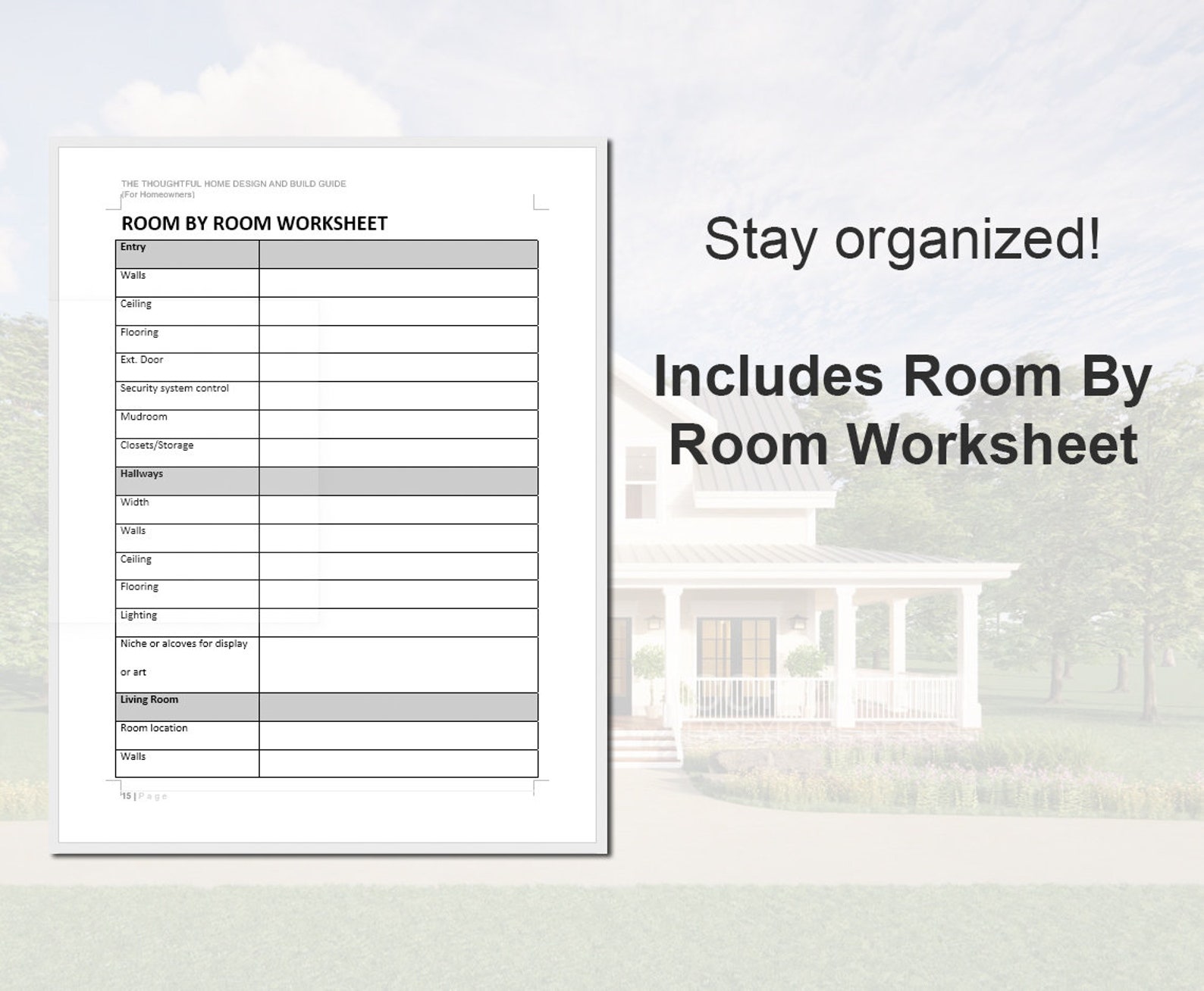 The Best New Home Design Build Construction Checklist - Comprehensive ...