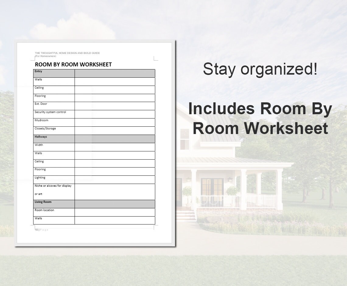 The Best New Home Design Build Construction Checklist - Comprehensive ...