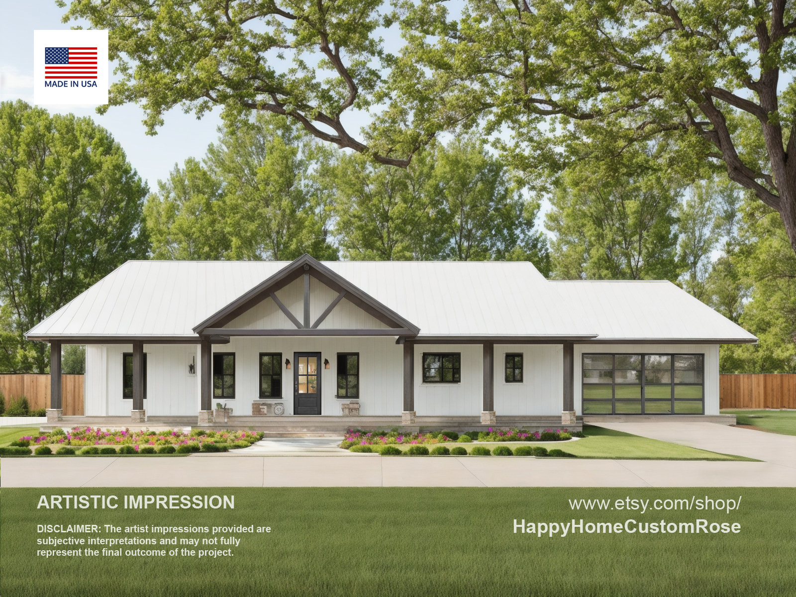 Harvest Farmstead Modern House Open Plan Design 84 X 30 - 3 Bed 2.5 ...