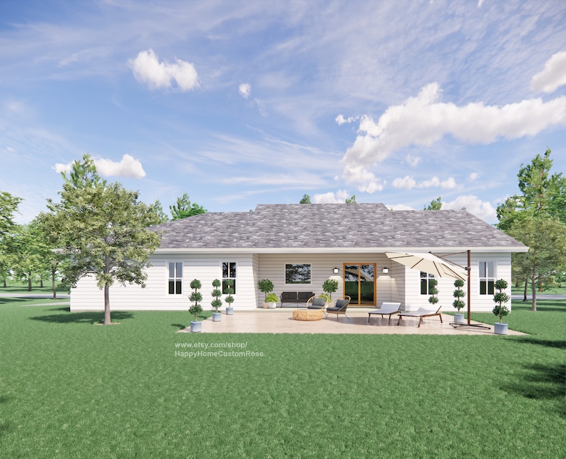 Majestic Maple Modern House Open Plan Design 70 X 48 - 3 Bed 2 Bath ...