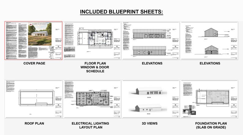 Nordic Barndominium Modern House Open Plan Design 80 X 32 - 3 Bed 2 ...