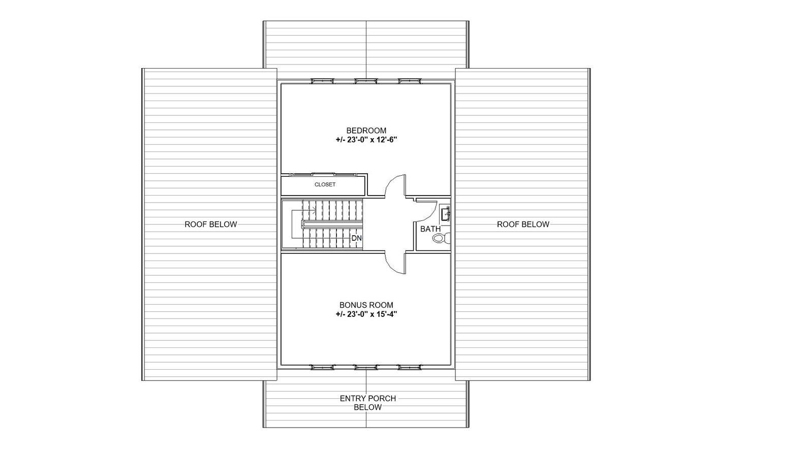 Hayloft Haven Two Story Monitor Style Barndrominium House Plans - Open ...