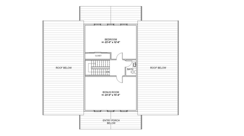 Hayloft Haven Two Story Monitor Style Barndrominium House Plans - Open ...
