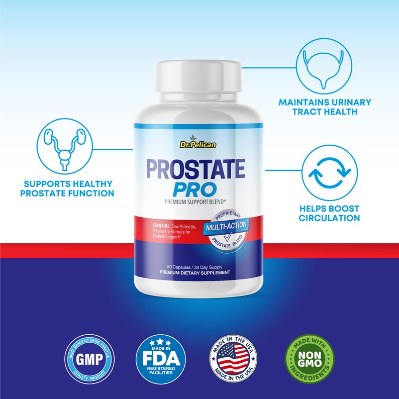 Prostate Pro Urinary Tract Health/ Circulation Booster 12 - Etsy