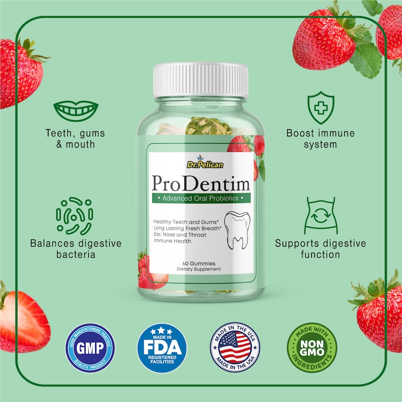 Prodentim Advanced Oral Probiotics 2 Bottles 120 Gummies - Etsy UK