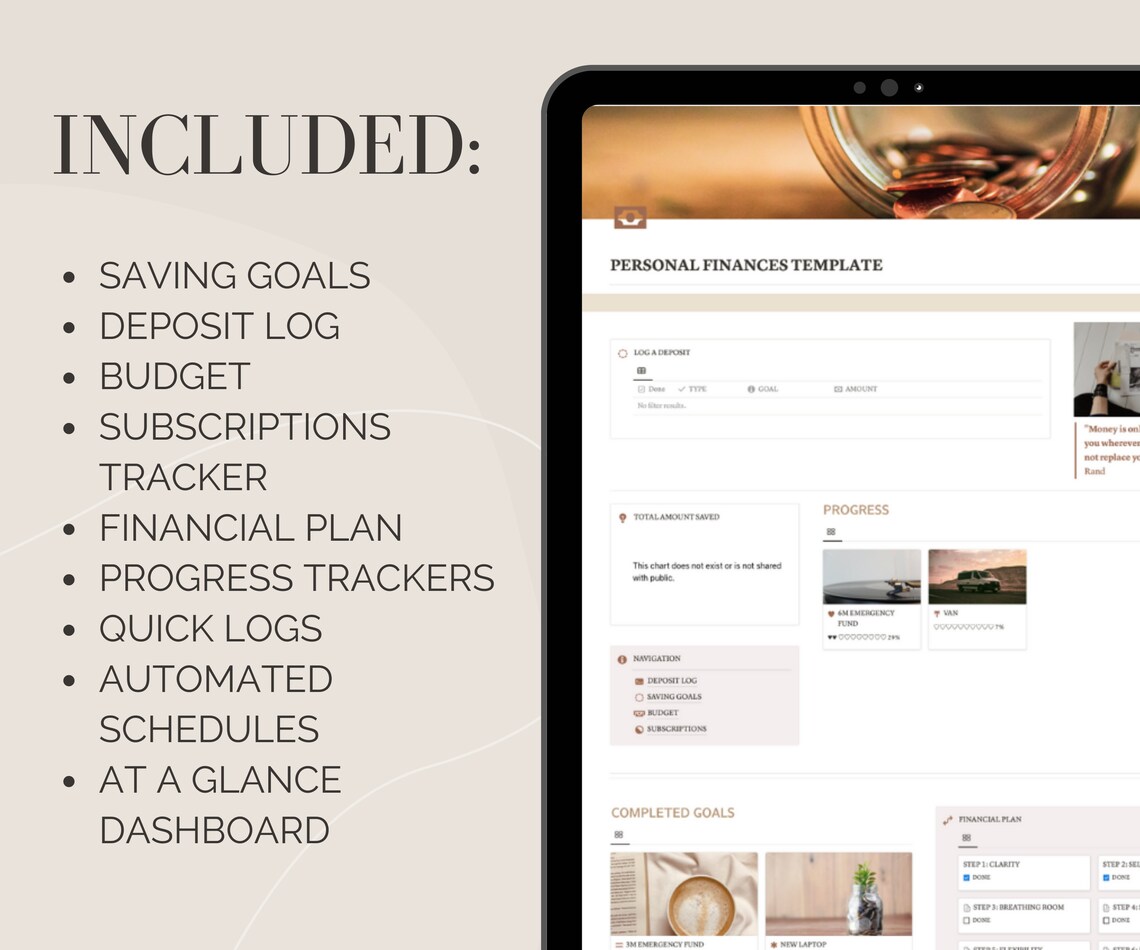 Personal Finance Notion Template Notion Dashboard, Notion Planner ... Personal Finance Notion Template Notion Dashboard, Notion Planner ...