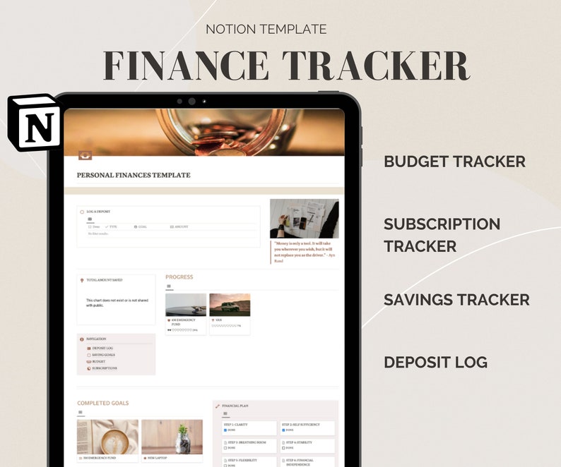 Personal Finance Notion Template Notion Dashboard, Notion Planner ... Personal Finance Notion Template Notion Dashboard, Notion Planner ...