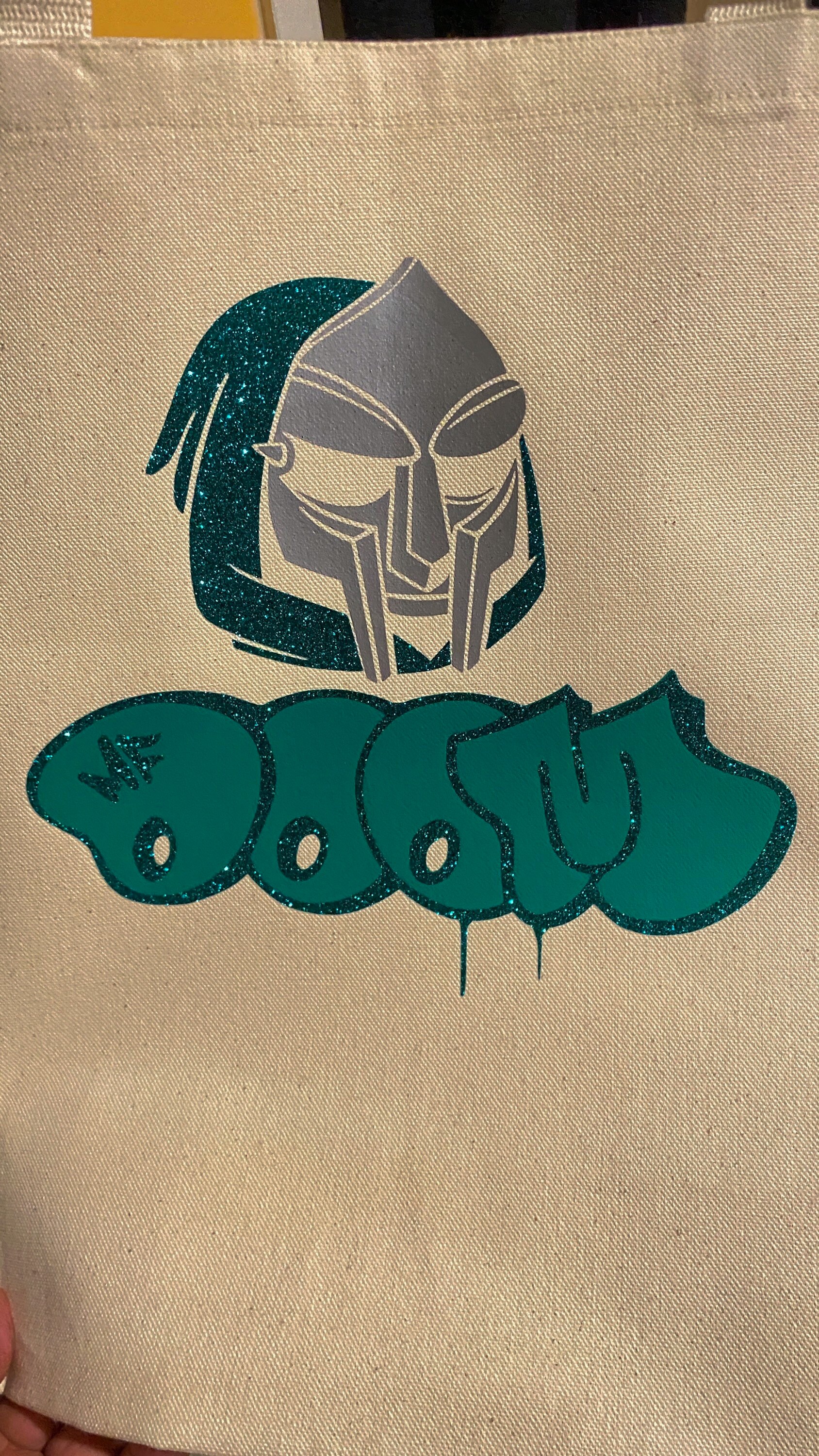 MF Doom Canvas Big Tote Bag With Pockets - Etsy
