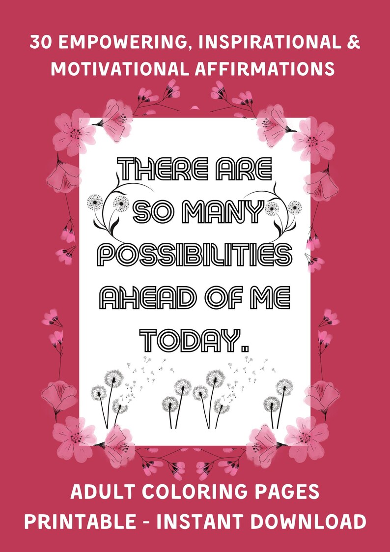 30 Empowering, Inspirational & Motivational Affirmations Adult/teen ...
