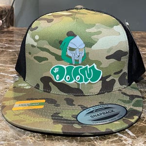 MF DOOM Classic Adult 5-panel Multicam Trucker Cap - Etsy