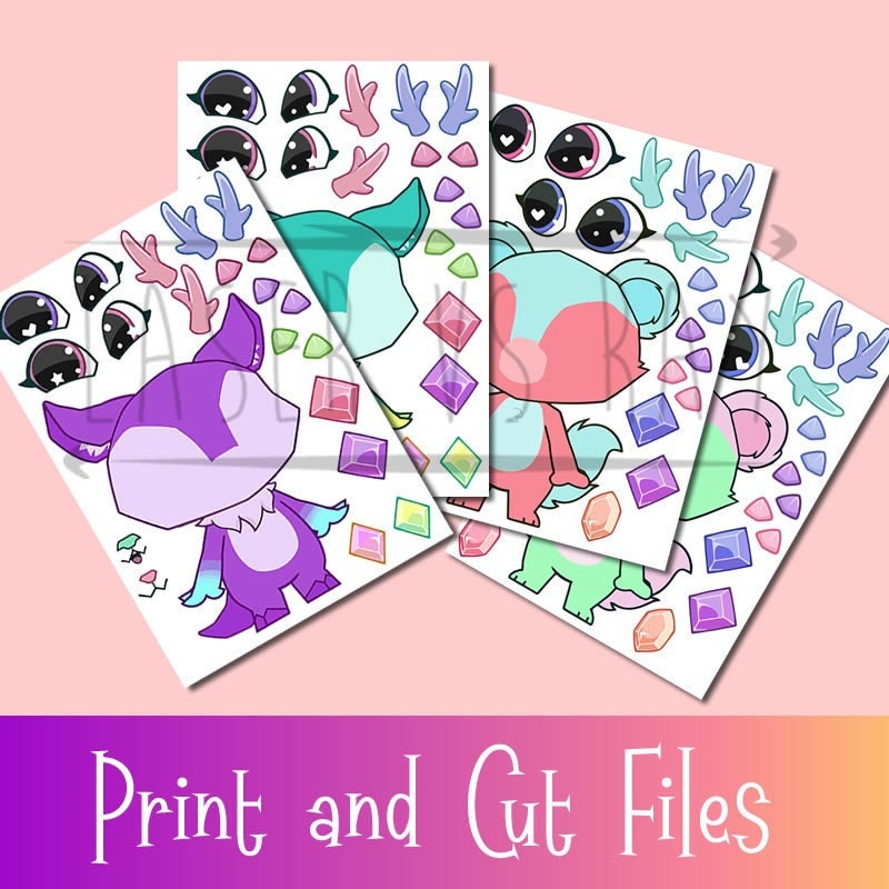 Magic Mixies *make Your Own Mixie* Sticker Sheet for Cricut - Print and ...