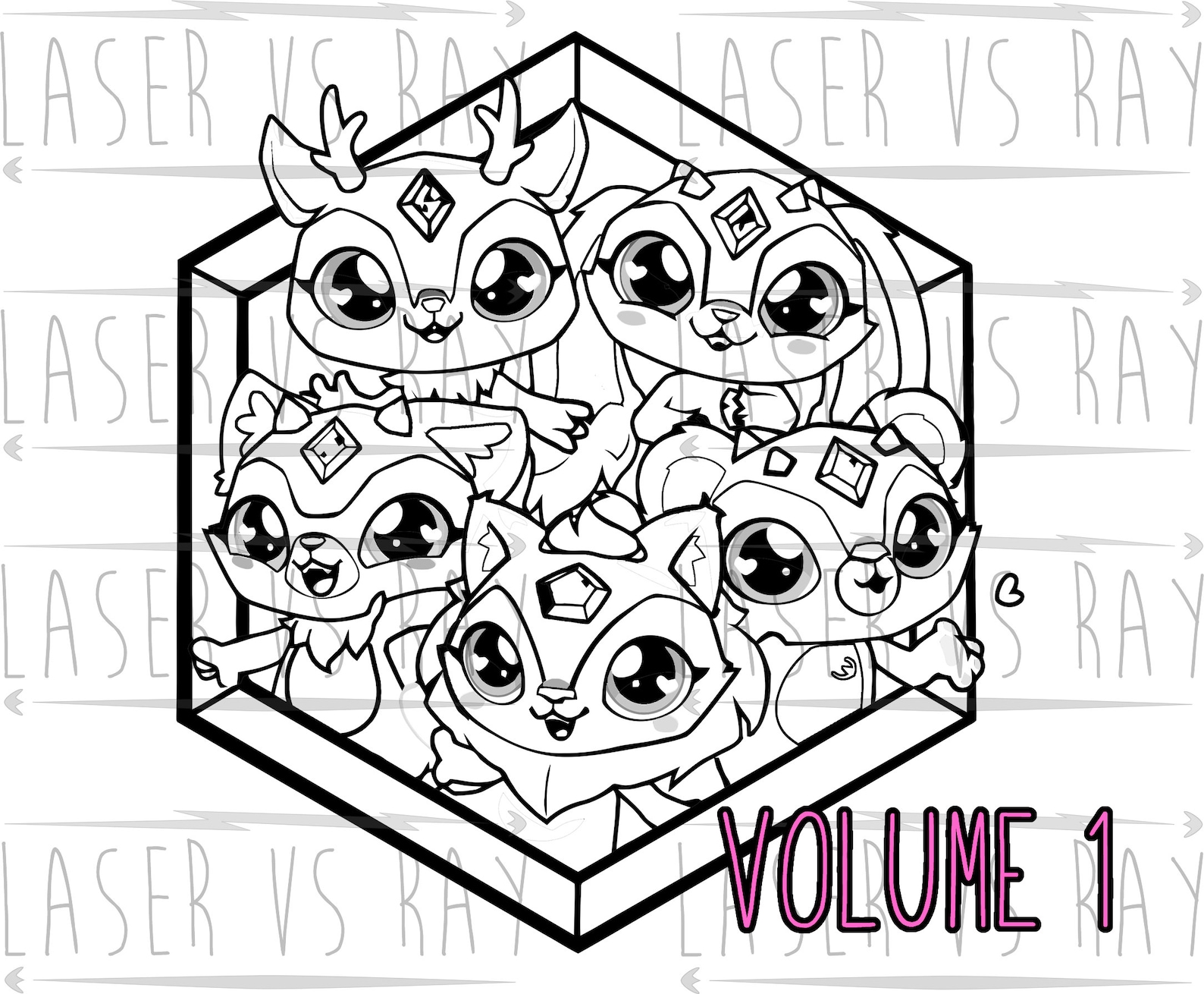 Magic Mixies Mixlings Coloring Page: Volume 1 (printable Download) - Etsy