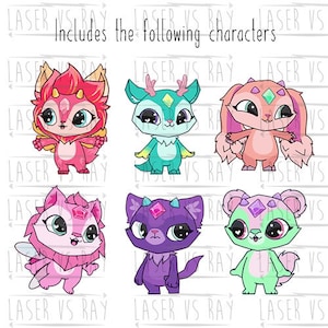 Magic Mixies Mixlings Coloring Page: Volume 1 (printable Download) - Etsy