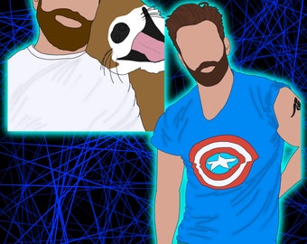 Chris Evans Sticker - Etsy