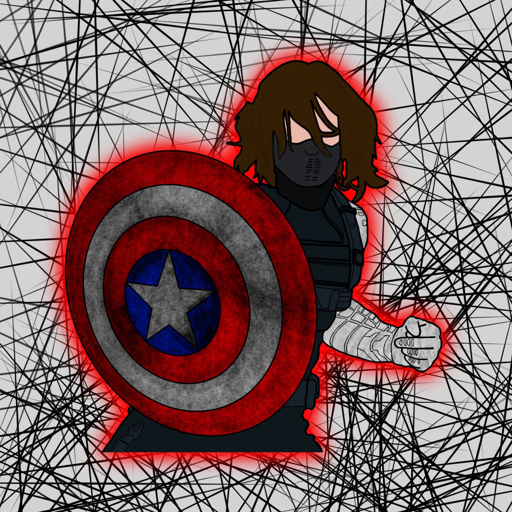 Bucky Barnes/winter Soldier Stickers - Etsy UK