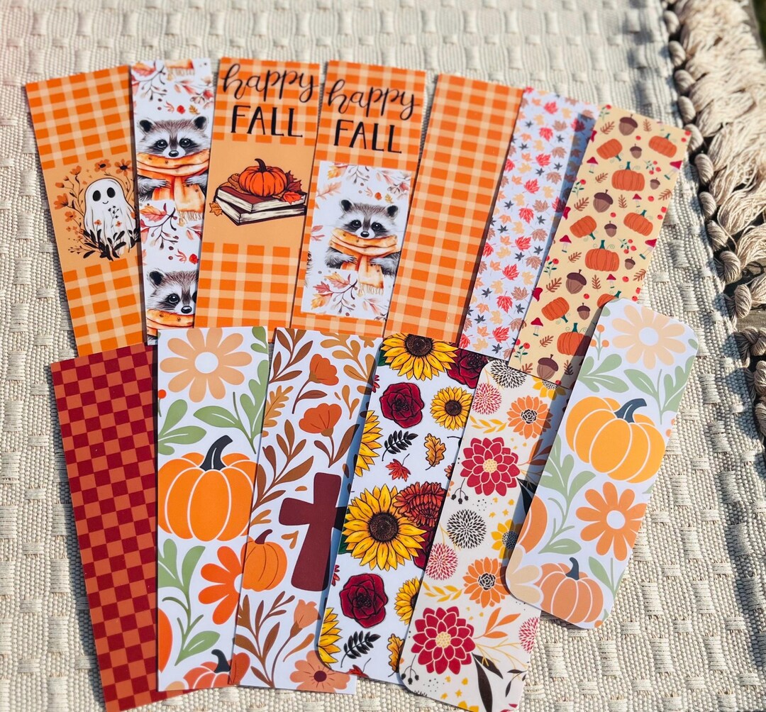 Handmade Autumn Bookmarks: Cozy Fall Reading Accessories - Etsy