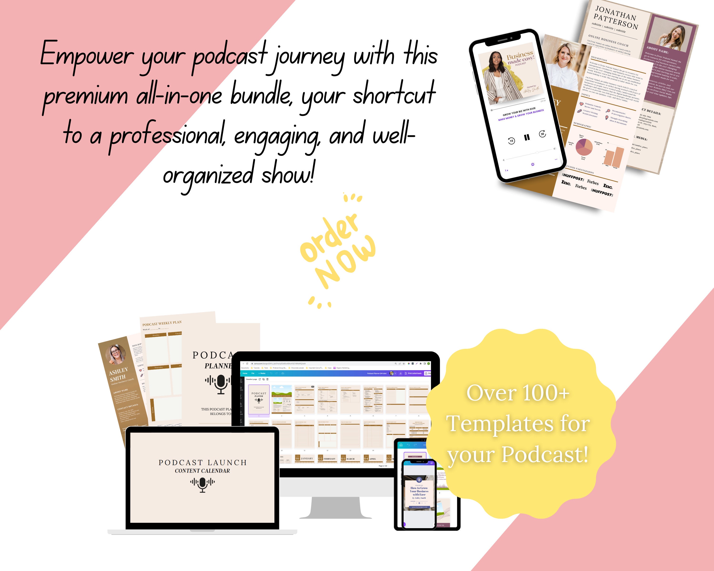 Podcast Template, Podcast Planner, Podcast Launch, Podcast Promotion ...