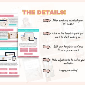 Podcast Planning Template, Podcast Branding, Podcast Design Template ...