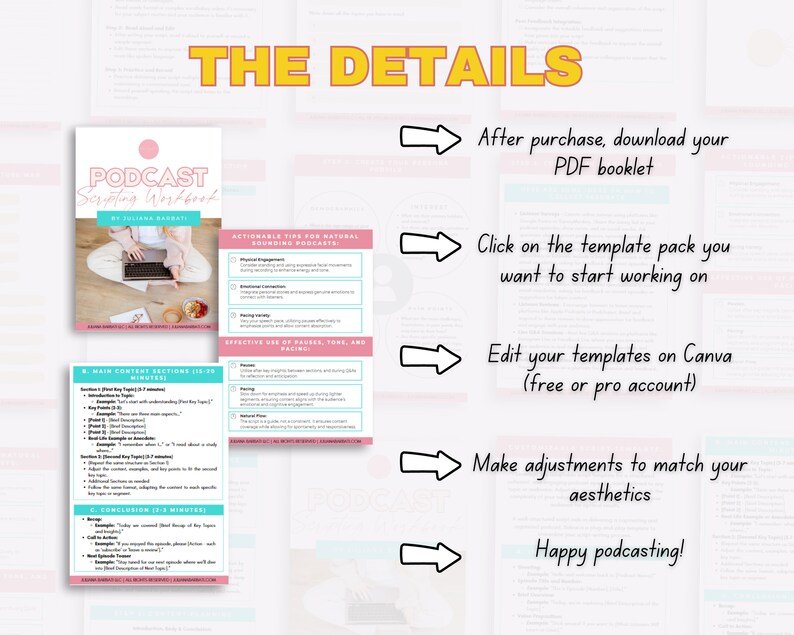 Podcast Script, Podcast Scripting, Podcast Script Template, Podcast ...