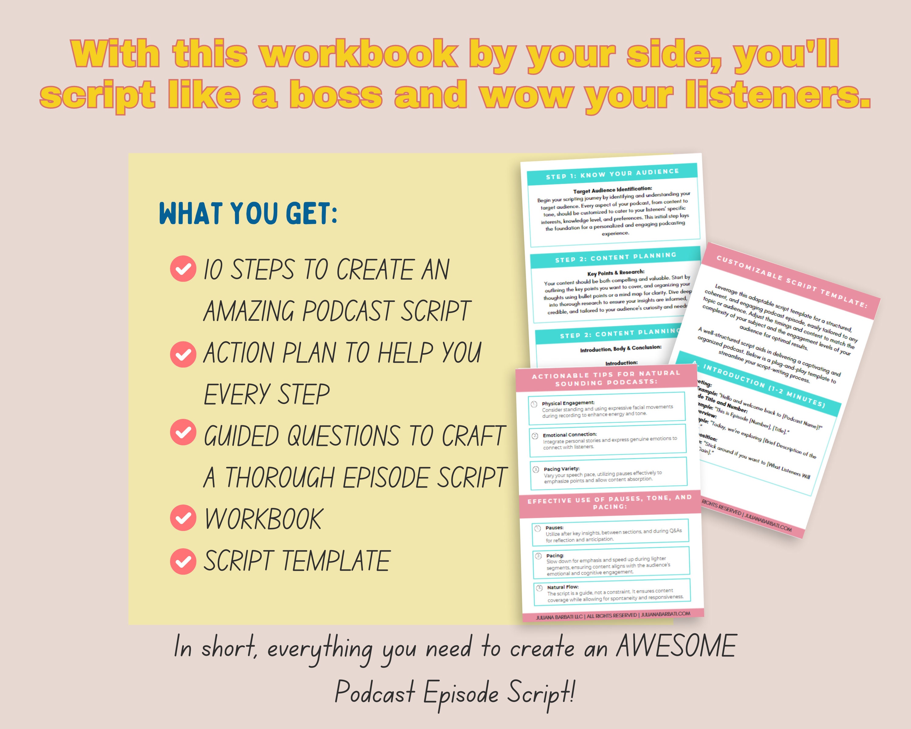 Podcast Script Podcast Scripting Podcast Script Template Podcast Script Writing How To Start