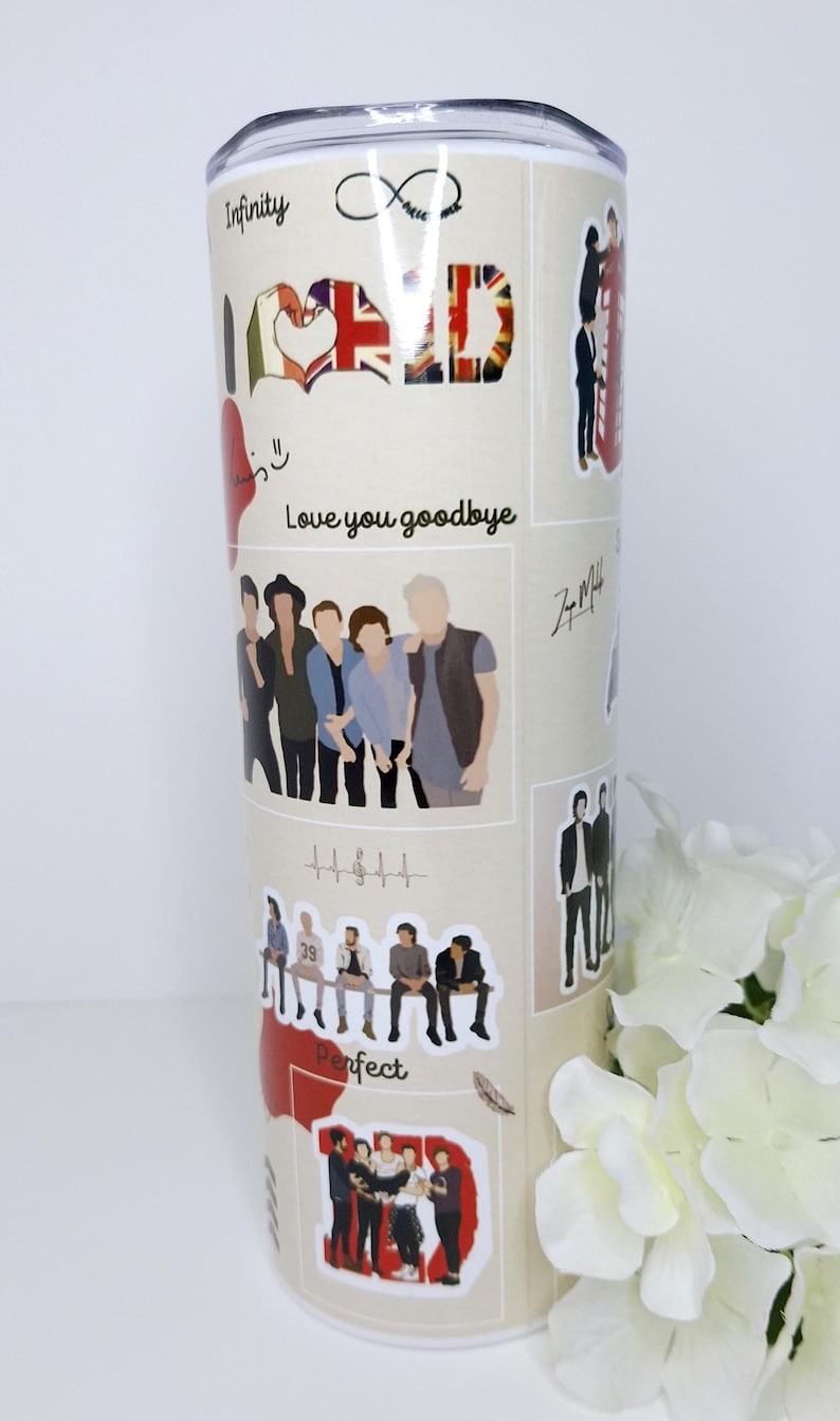 One Direction Tumbler Wrap: 1D Tribute Design (digital Download) - Etsy