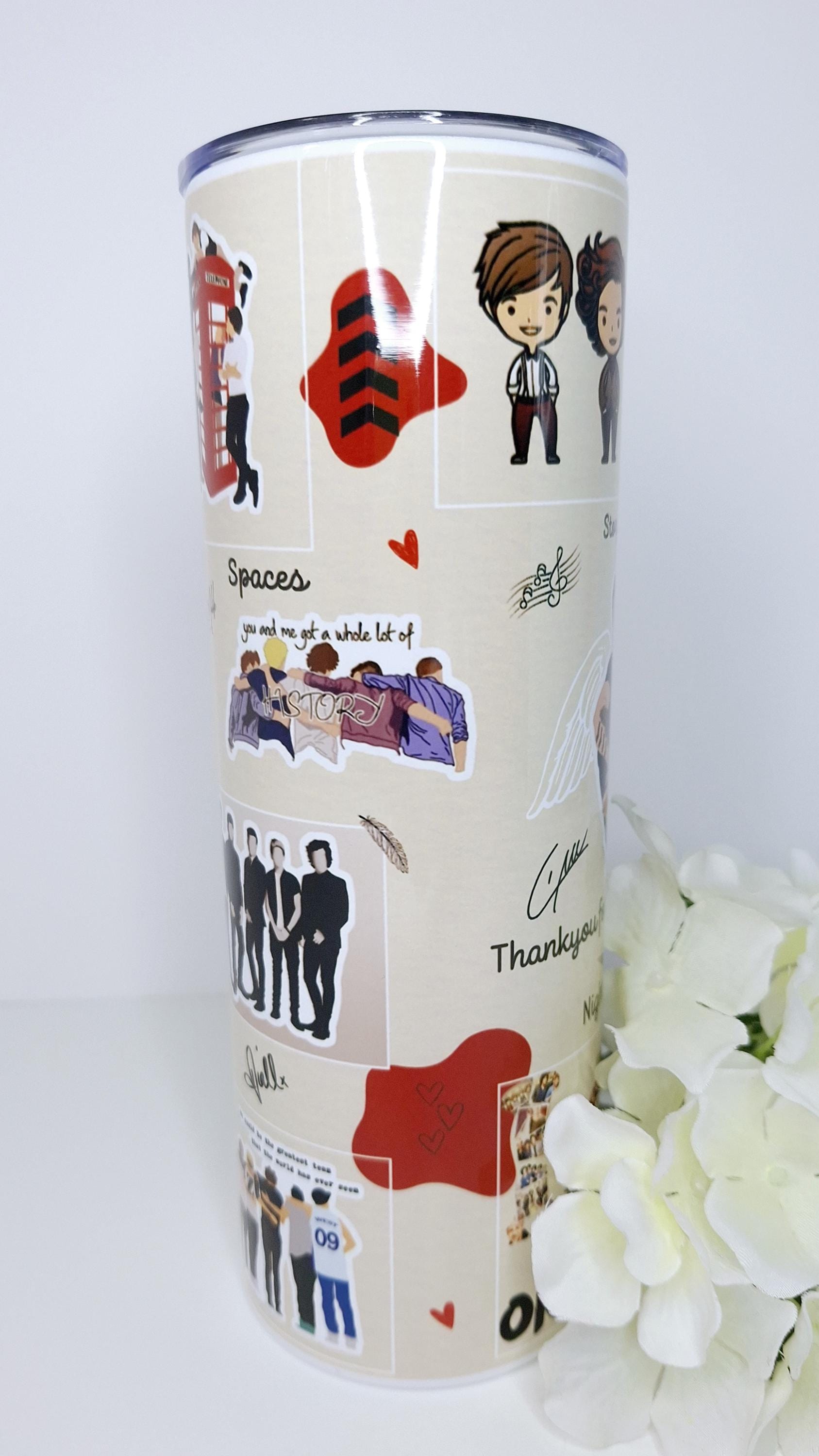 One Direction Tumbler Wrap: 1D Tribute Design (digital Download) - Etsy