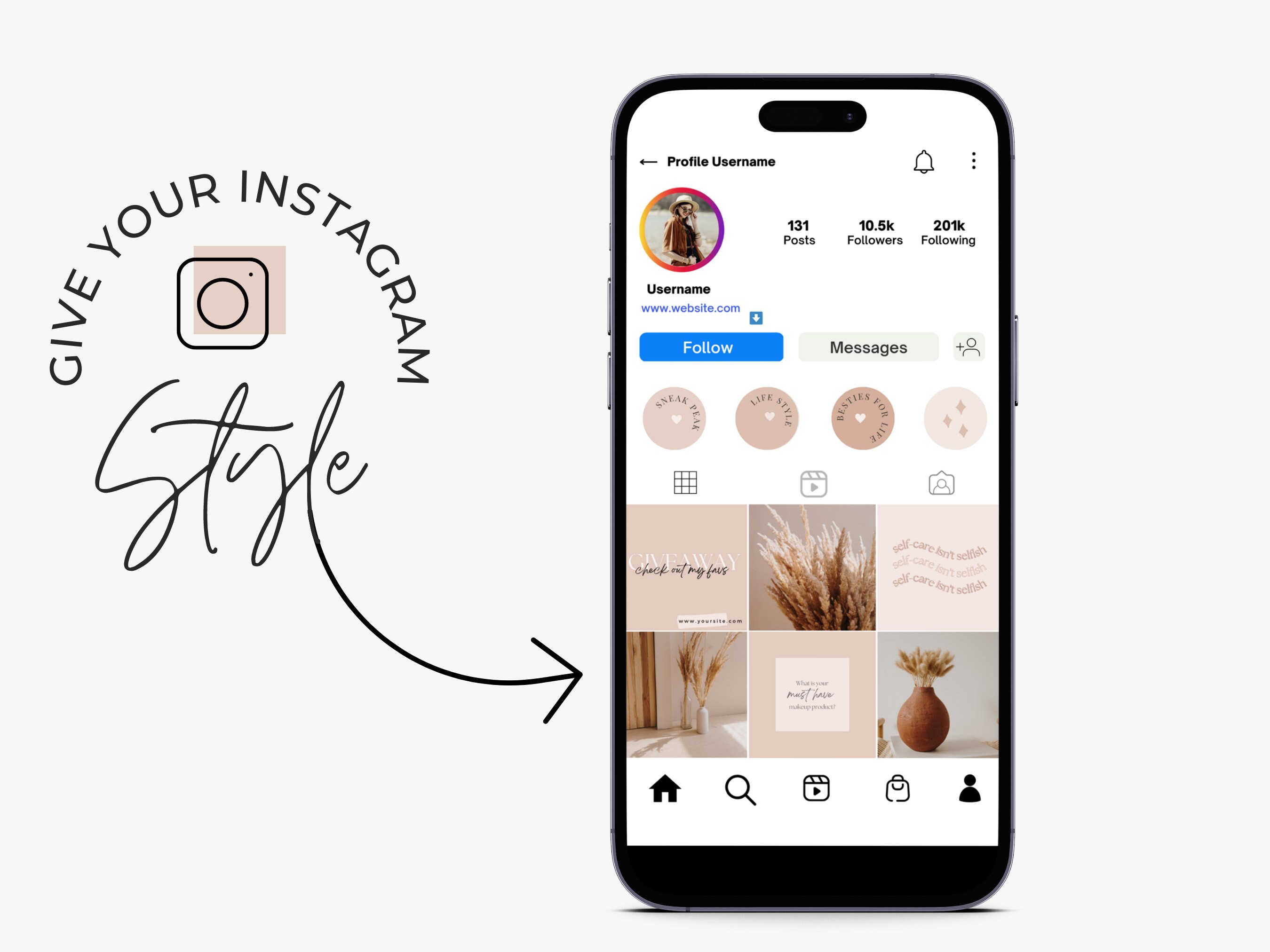 80 Neutral Instagram Highlight Icons, Neutral Story Instagram Covers ...