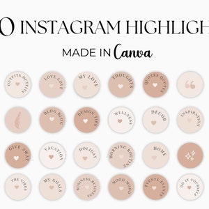 80 Neutral Instagram Highlight Icons, Neutral Story Instagram Covers ...