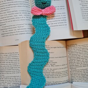 Crochet Bookworm Bookmark - Etsy