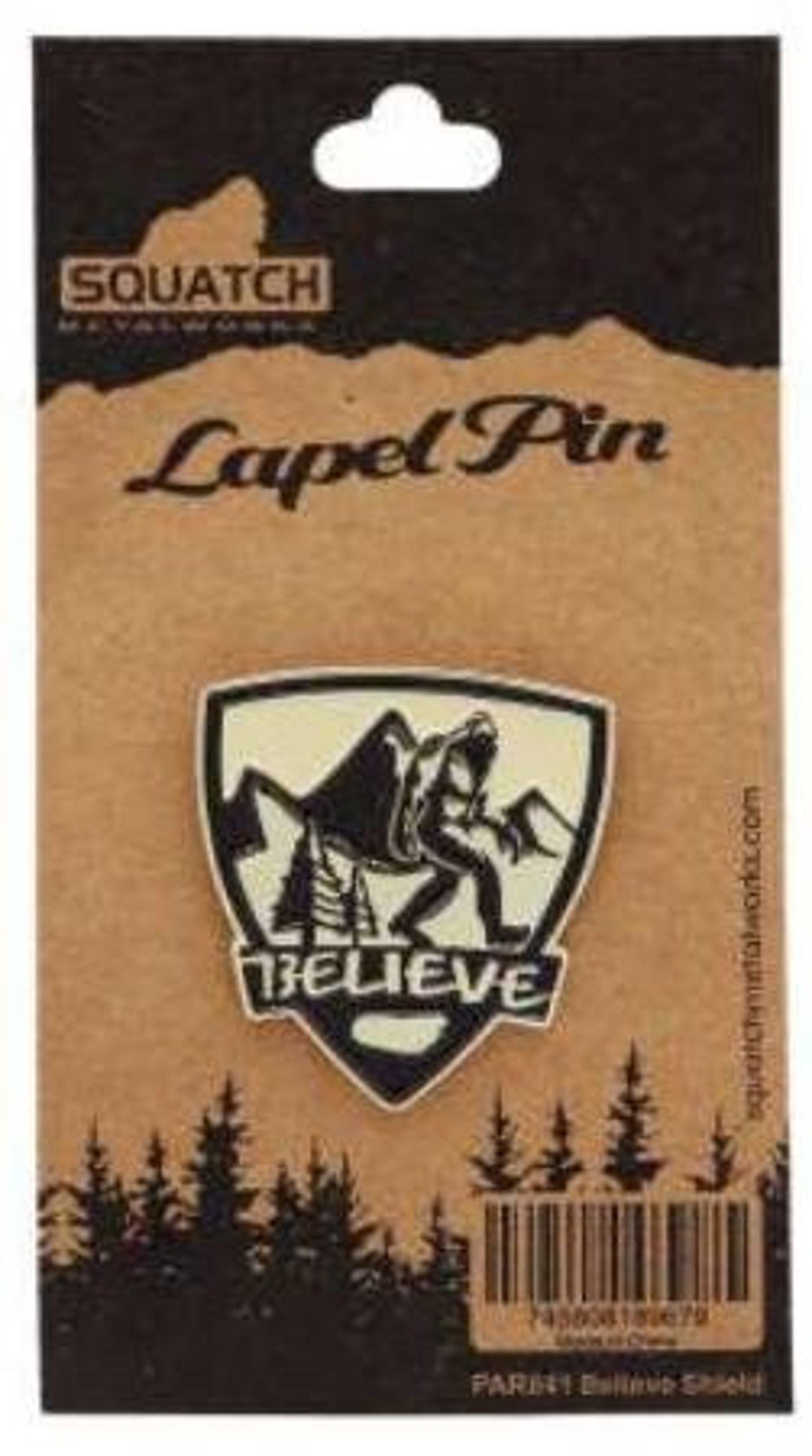Sasquatch, Bigfoot USFS Lapel Pin - Etsy
