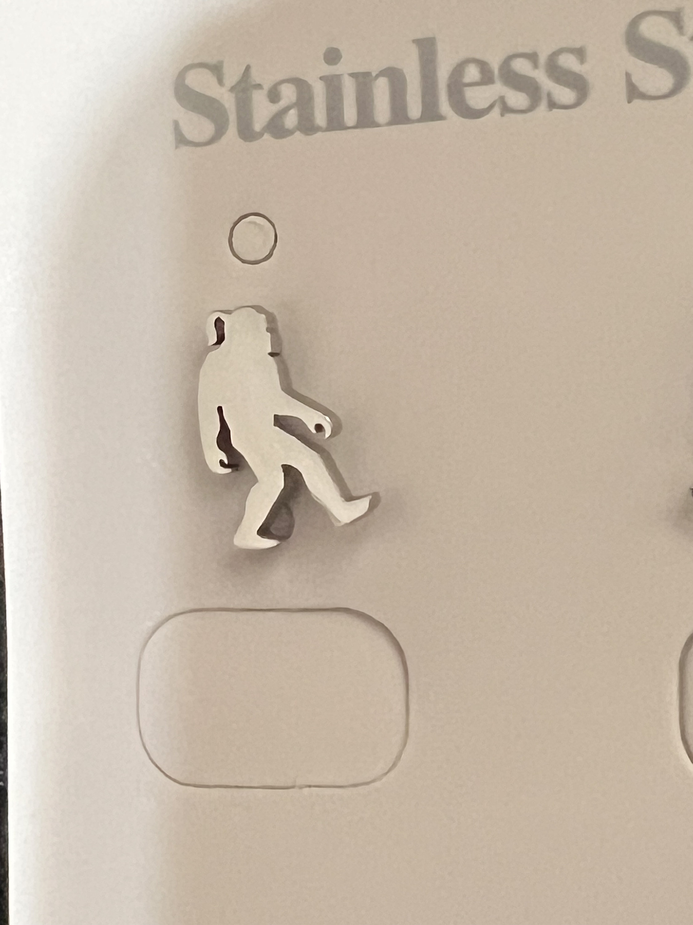 Sasquatch Bigfoot Female Sassy Squatch Stud Earrings Pair - Etsy