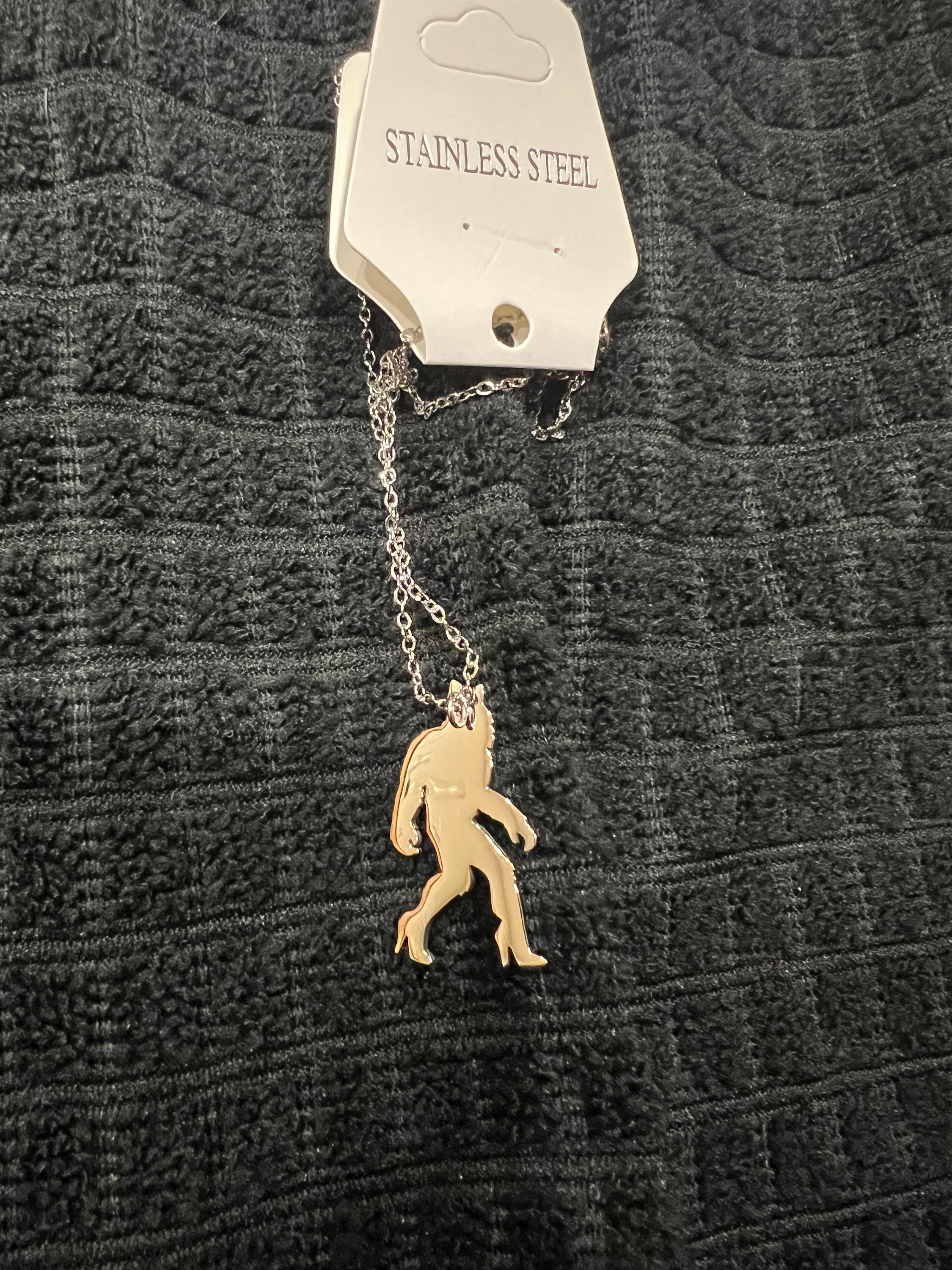 Squatch Bigfoot / Female Sasquatch, Pendant Necklace - Etsy