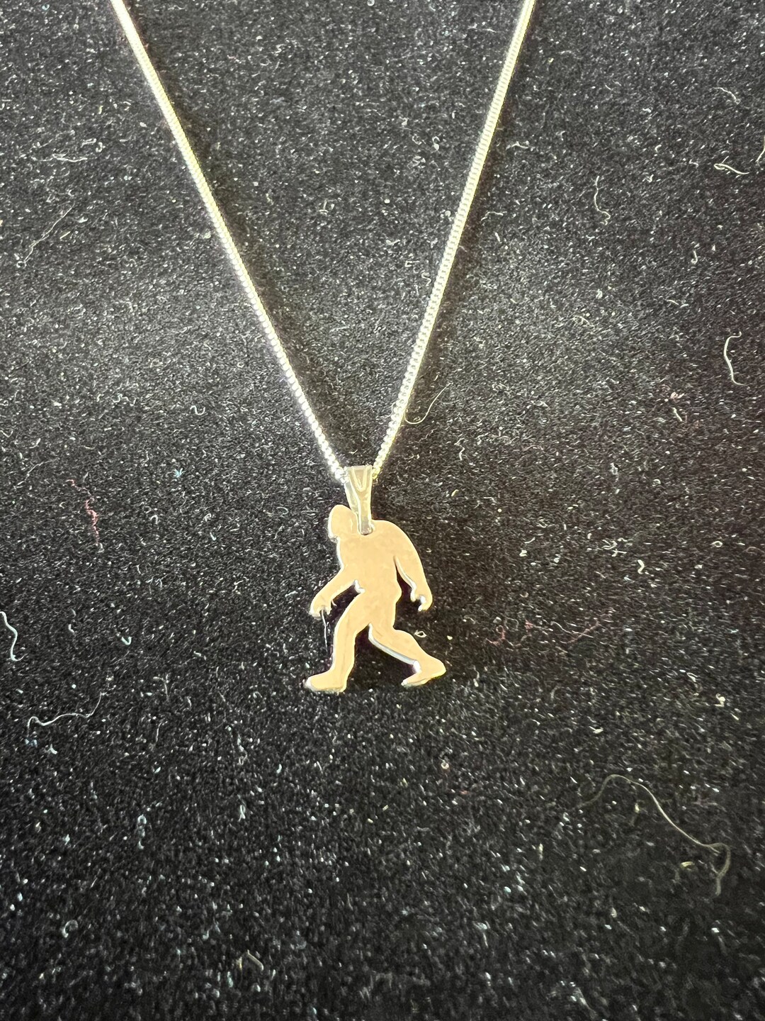 Sasquatch / Bigfoot, Walking Sasquatch / Bigfoot on Sterling Silver ...