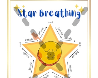 Mindfulness Breathing Poster - Etsy
