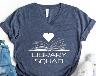 Library Squad Shirt - Etsy