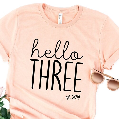 Girls 3rd Third Birthday Rainbow Heart Three Year Old Shirt - Etsy