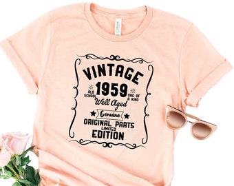 1959 Birthday Shirt - Etsy
