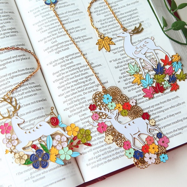 Metal Bookmark - Etsy