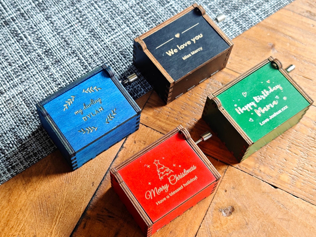 Personalised Gift Wooden Music Box | Christian Gift - Etsy UK