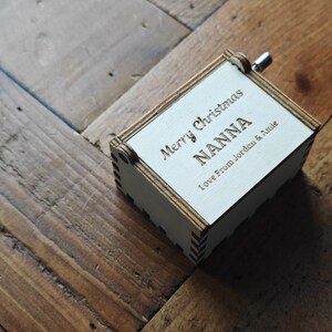 Personalised Gift Wooden Music Box Christian Gift - Etsy UK